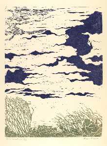 Japanese Woodblock Clouds