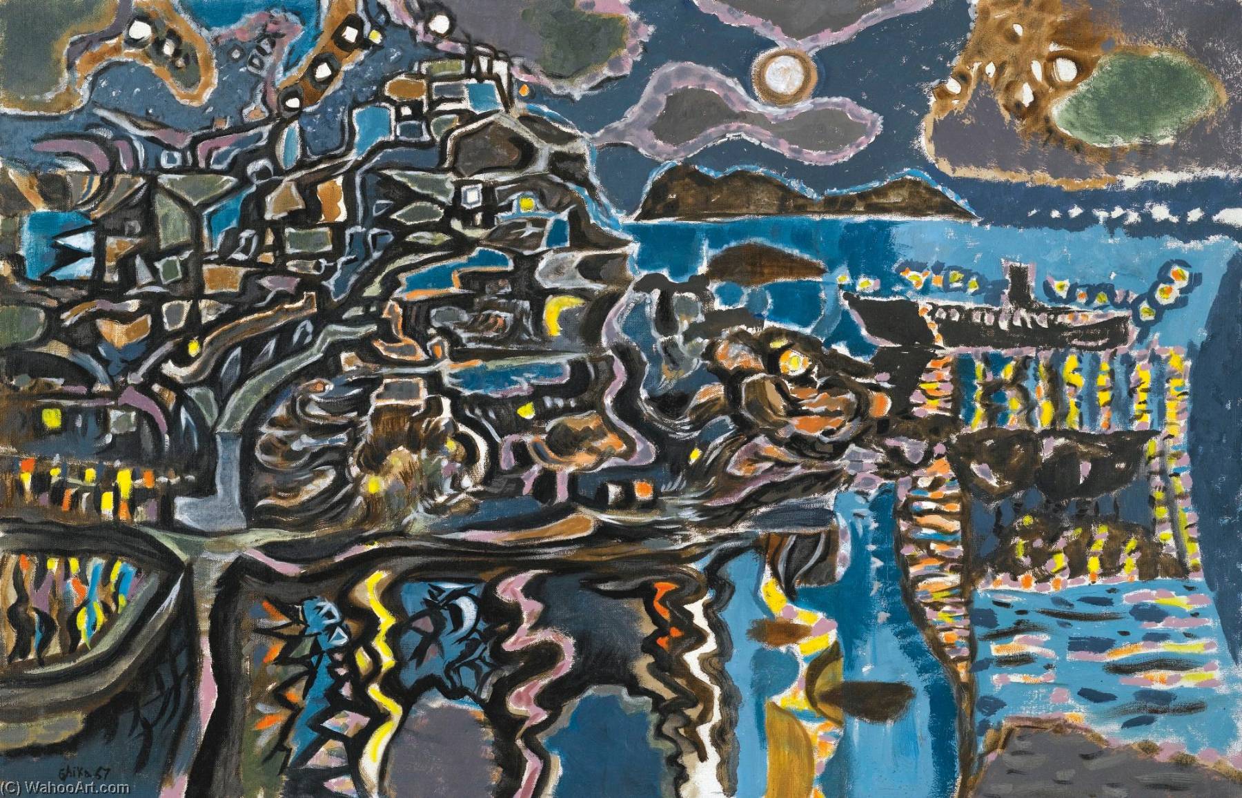 Obtenir Reproductions De Peintures Hydra nocturne, 1967 de Nicos ...