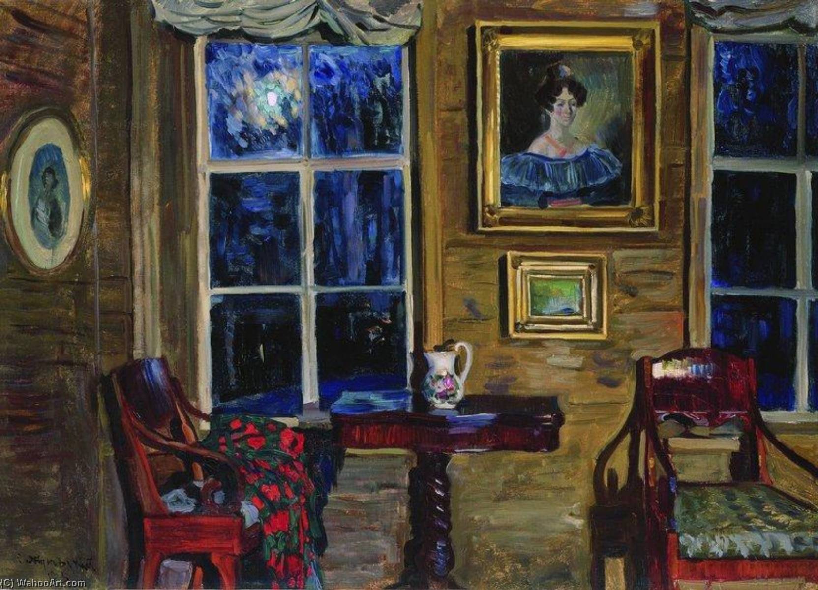 Get Paintings Reproductions In the Old House, 1912 by Stanislav ...