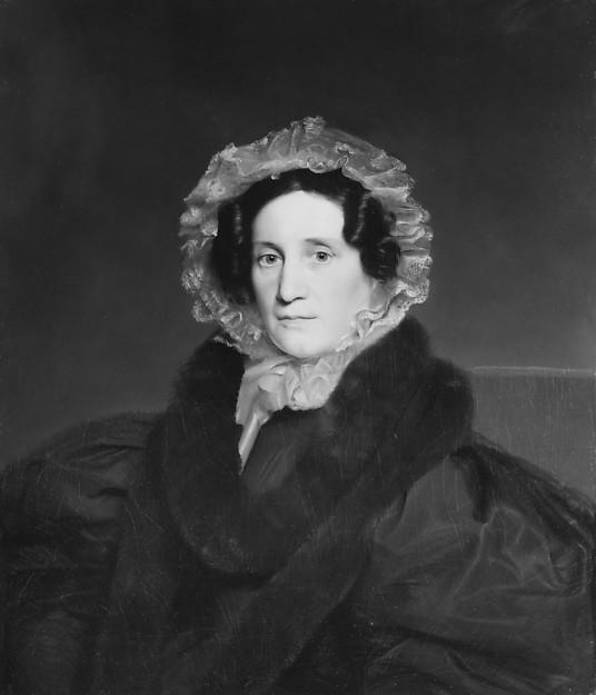 Artwork Replica Mrs. Luman Reed, 1835 by Charles Cromwell Ingham (1796 ...