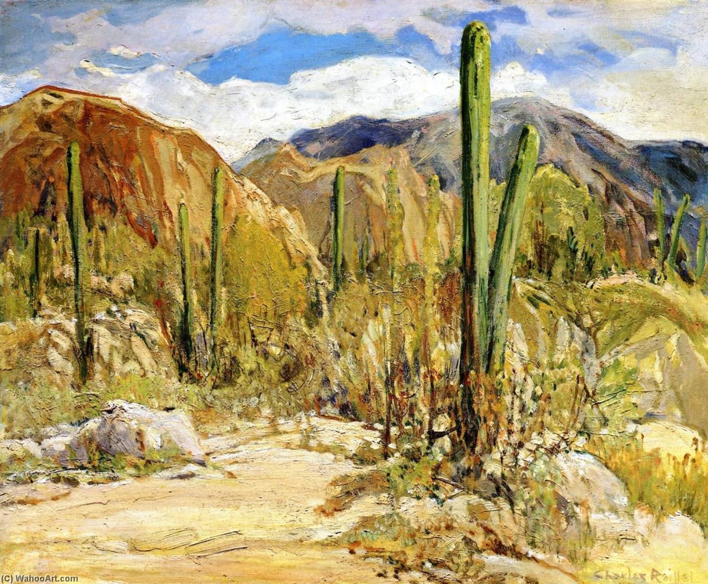 Get Paintings Reproductions Giant Cacti Arizona, 1930 by Charles ...