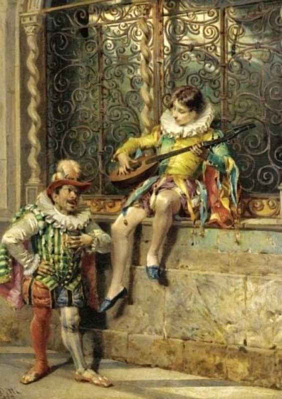 Buy Museum Art Reproductions The Musicians by Cesare Auguste Detti ...