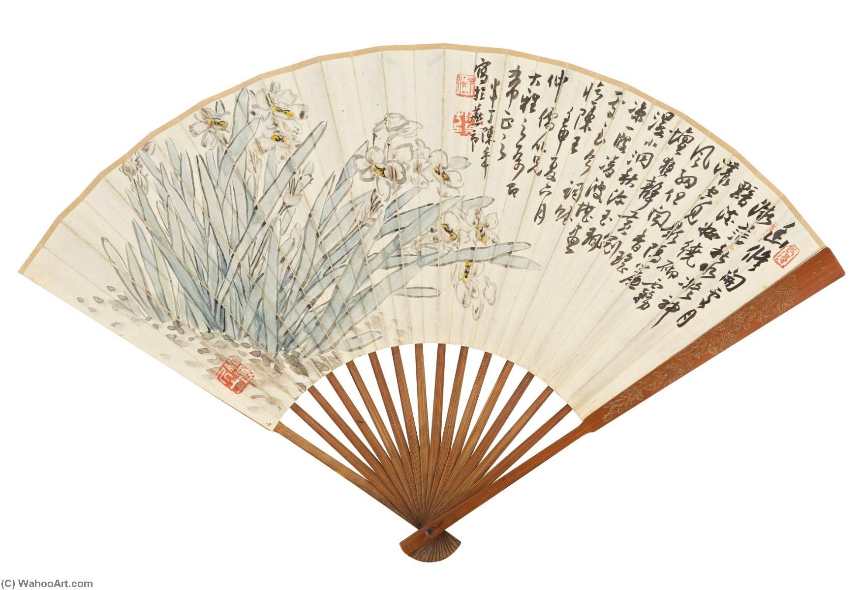 Narcissus Calligraphy by Chen Banding Chen Banding | ArtsDot.com