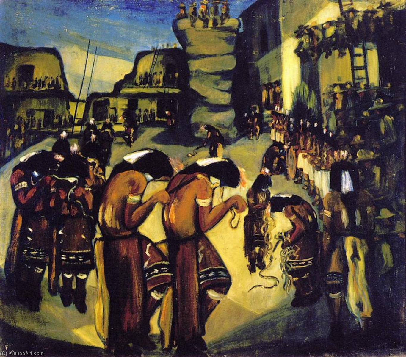 Holen Museumsqualität Prints Hopi Snake Tanz von Frank Applegate (1882 ...