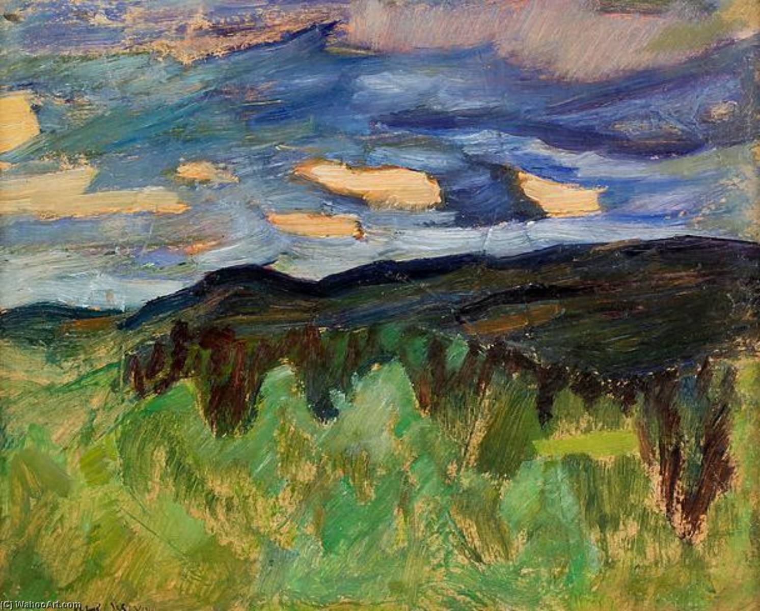 Buy Museum Art Reproductions Landscape (Landskapsmotiv) by Helmer ...