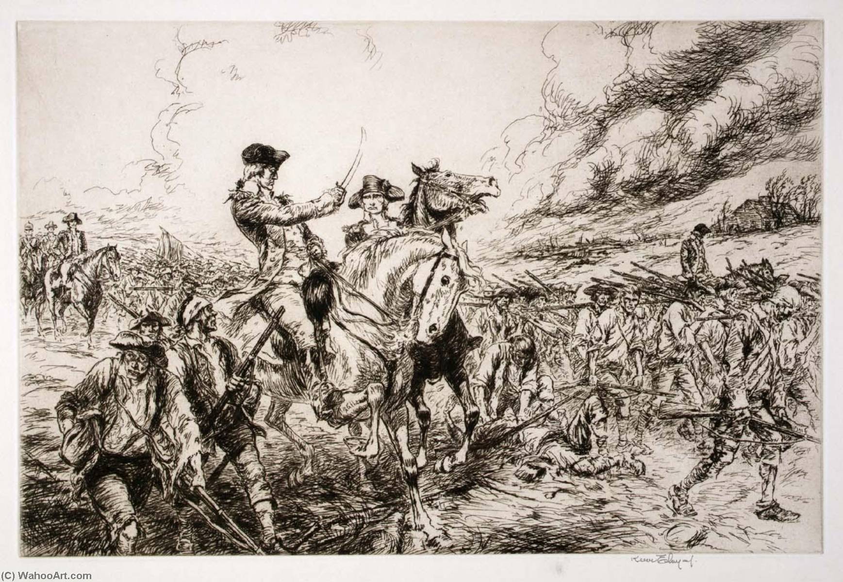 Get Art Reproductions George Washington at Valley Forge, 1940 by Kerr ...