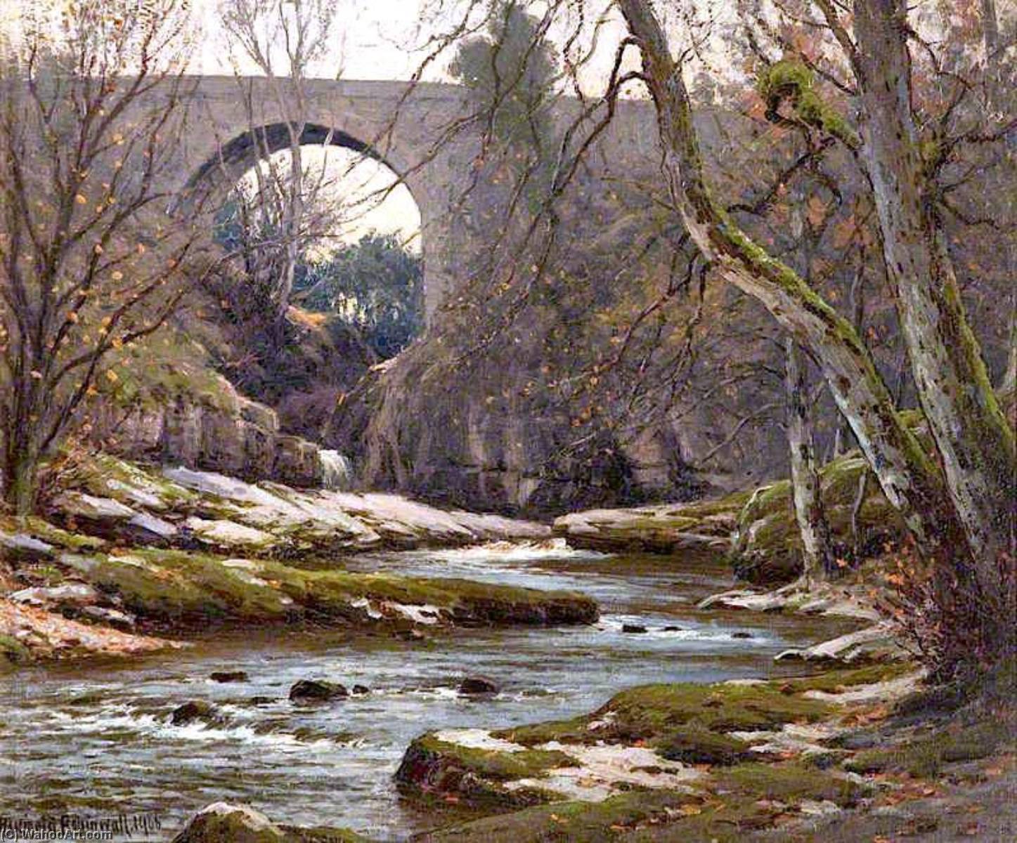 Get Paintings Reproductions Landscape with Bridge, 1906 by Reginald ...