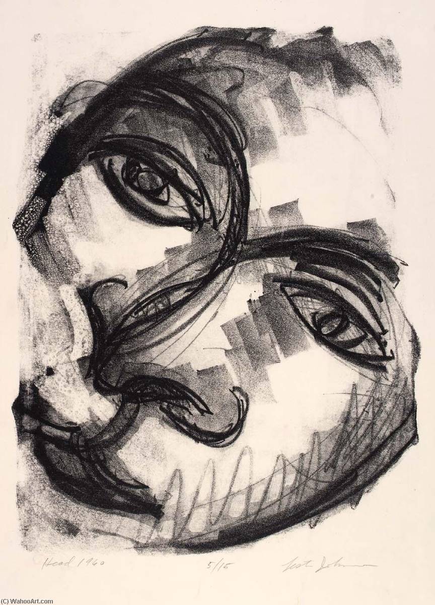 Cabeza, 1960 de Lester Johnson Lester Johnson | ArtsDot.com