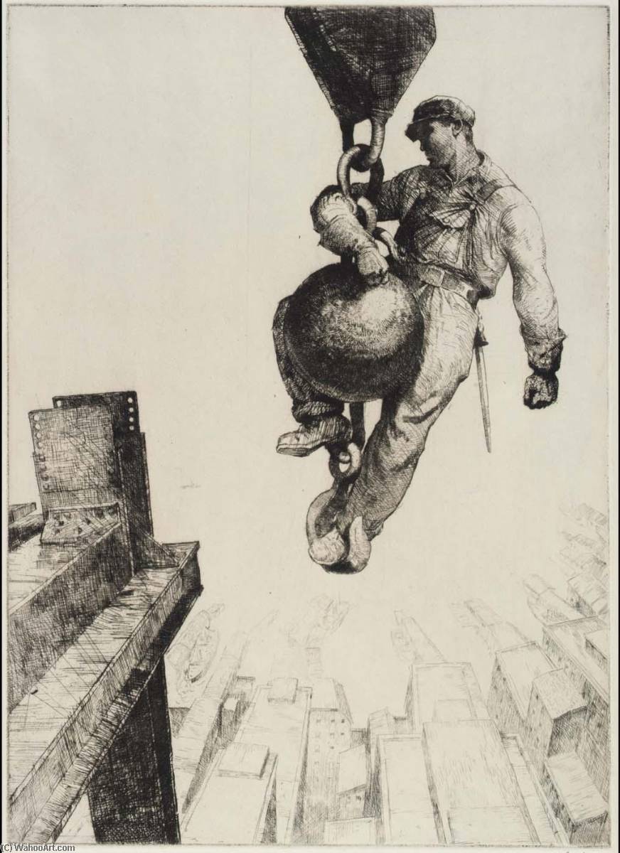 Reproducciones De Arte Del Museo El Hombre del Cielo, 1932 de James E ...