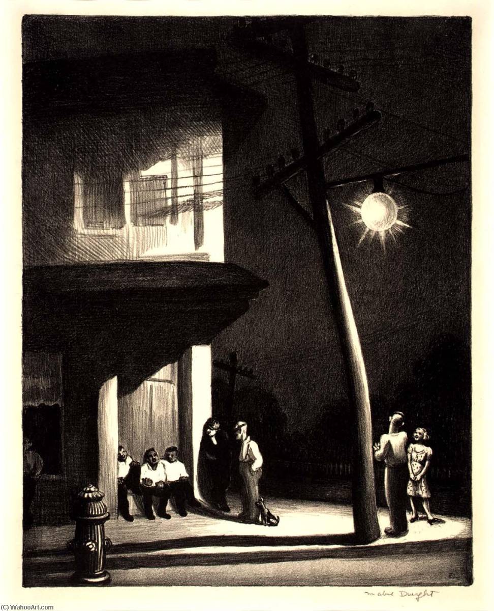 Summer Evening, 1945 by Mabel Dwight Mabel Dwight | ArtsDot.com