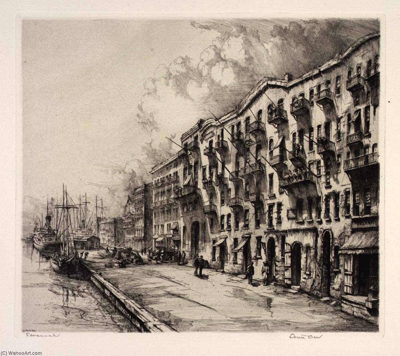 Order Artwork Replica (Ports of America, portfolio) Savannah by Louis ...