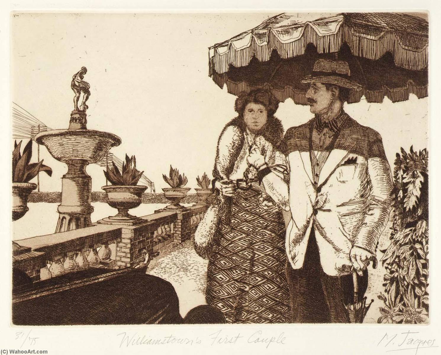 Williamstown`s First Couple, 1976 by Michael Jacques Michael Jacques ...