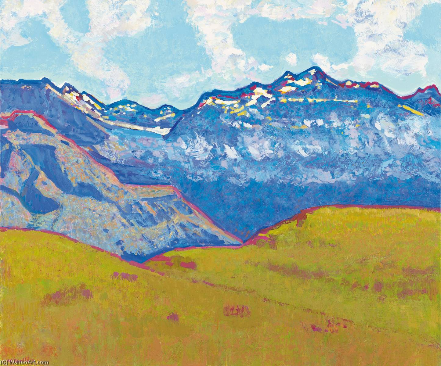 FERNAB, BLICK IN DIE URNER HOCHALPEN (SITTLISALP), 2011 FROM A DISTANCE ...