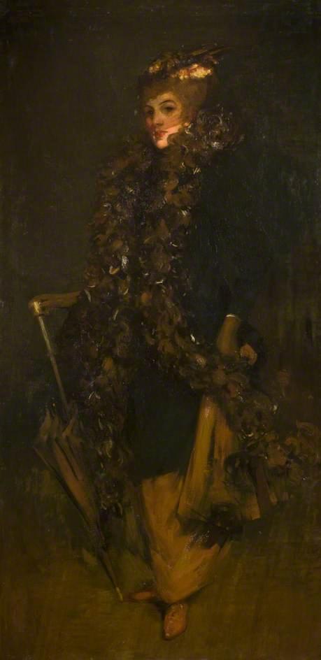 Purchase Oil Painting Replica The Feather Boa, 1892 by George Henry ...