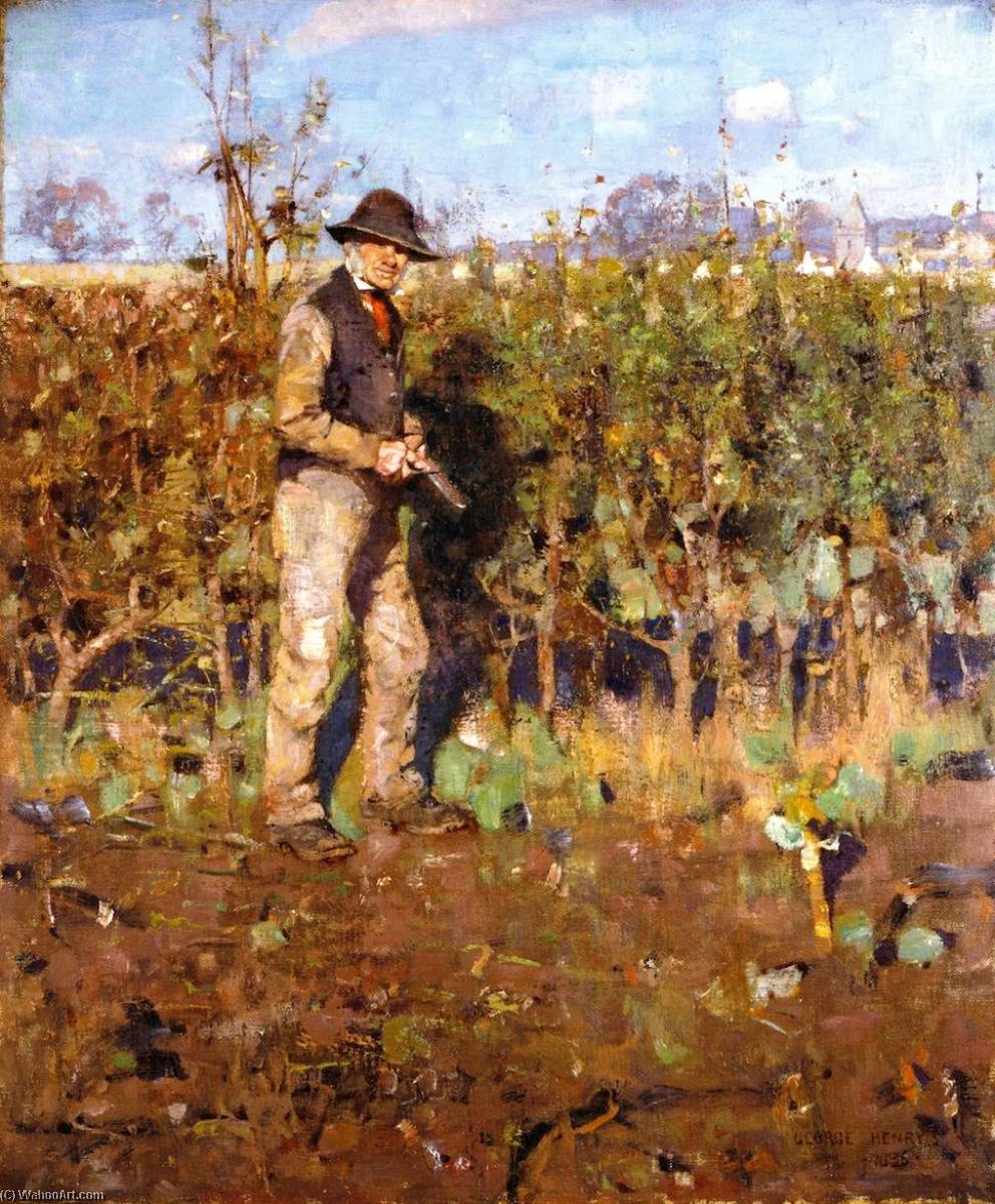 Buy Museum Art Reproductions The Hedgecutter, 1886 by George Henry ...