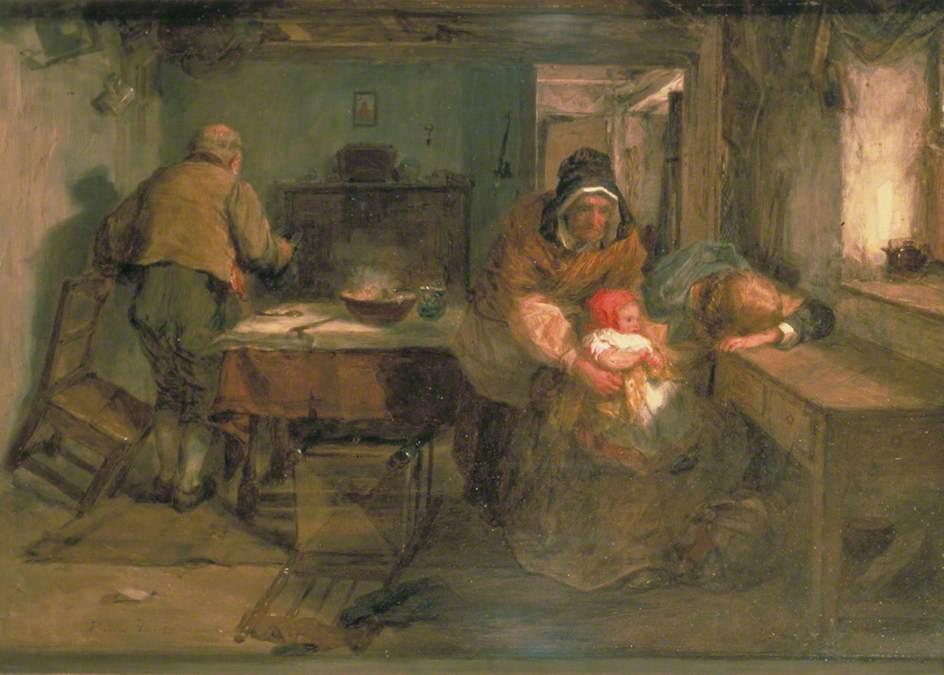 Get Paintings Reproductions Forgiven, 1874 by Thomas Faed (1826-1900 ...
