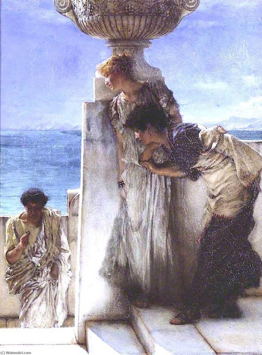 Artwork Replica A Foregone Conclusion, 1885 by Sir Lawrence Alma-Tadema ...