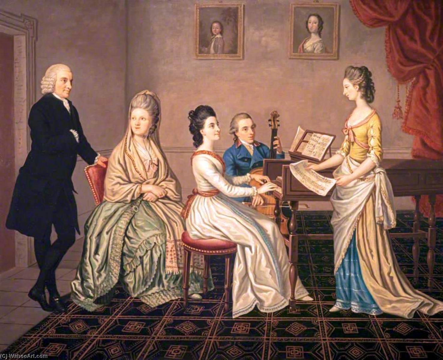 Get Paintings Reproductions James Erskine, Lord Alva, and his Family ...