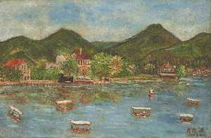 West Lake by Chen Cheng Po (1902-1975) | Art Reproductions Chen Cheng ...
