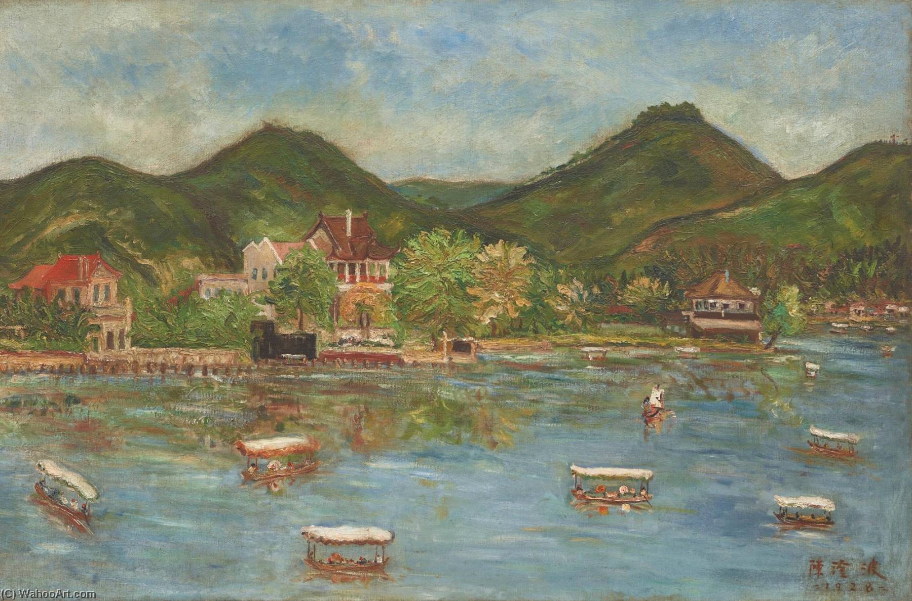 Get Art Reproductions West Lake by Chen Cheng Po (1895-1947) | ArtsDot.com