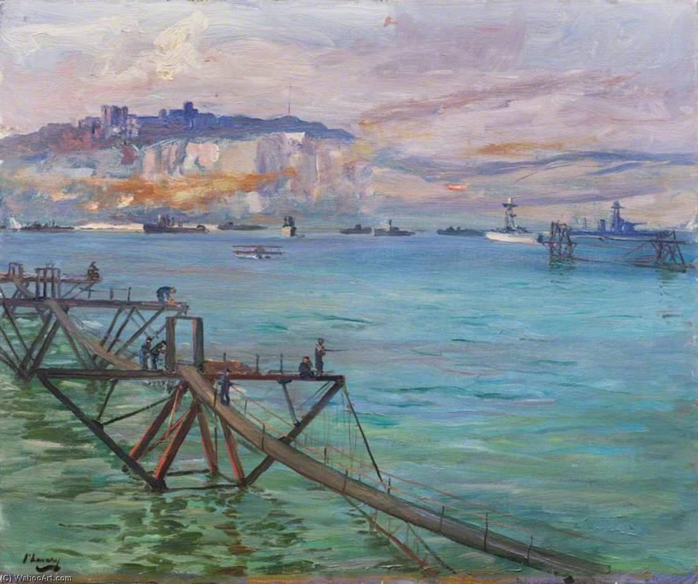 Acheter Reproductions D'art De Musée L`entrée, Dover Harbour, 1918 ...