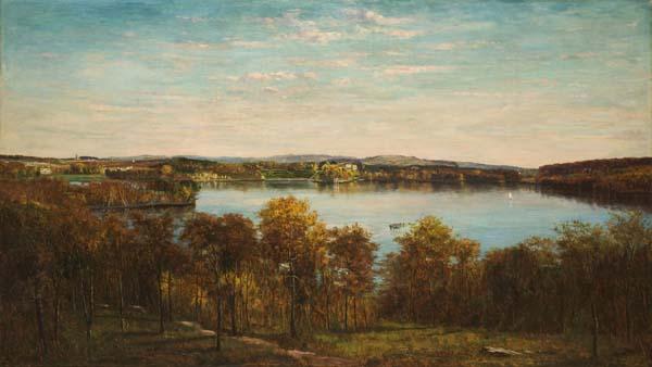 Reproductions D'art Lake Waban du Wellesley College, 1875 de Frank ...