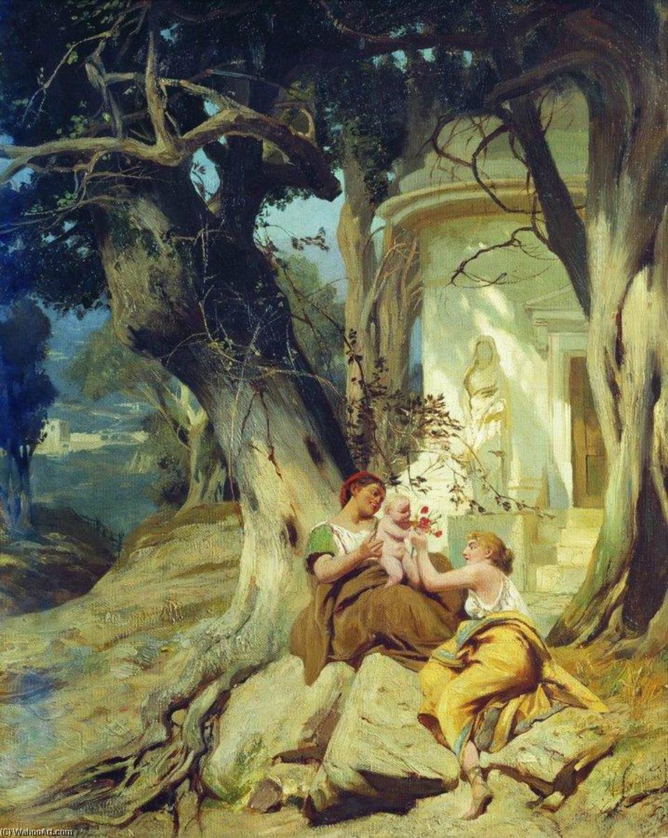 Obtener Grabados De Calidad Del Museo Idyll, 1881 de Henryk Hector Siemiradzki (1843-1902 ...