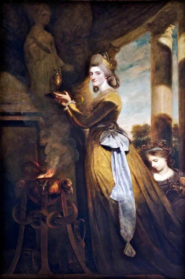 Artwork Replica Mrs Peter Beckford, 1782 by Joshua Reynolds | ArtsDot.com