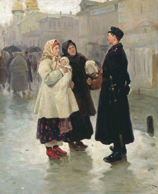 Get Art Reproductions Meeting, 1908 by Nikolai Pimonenko (1862-1912 ...