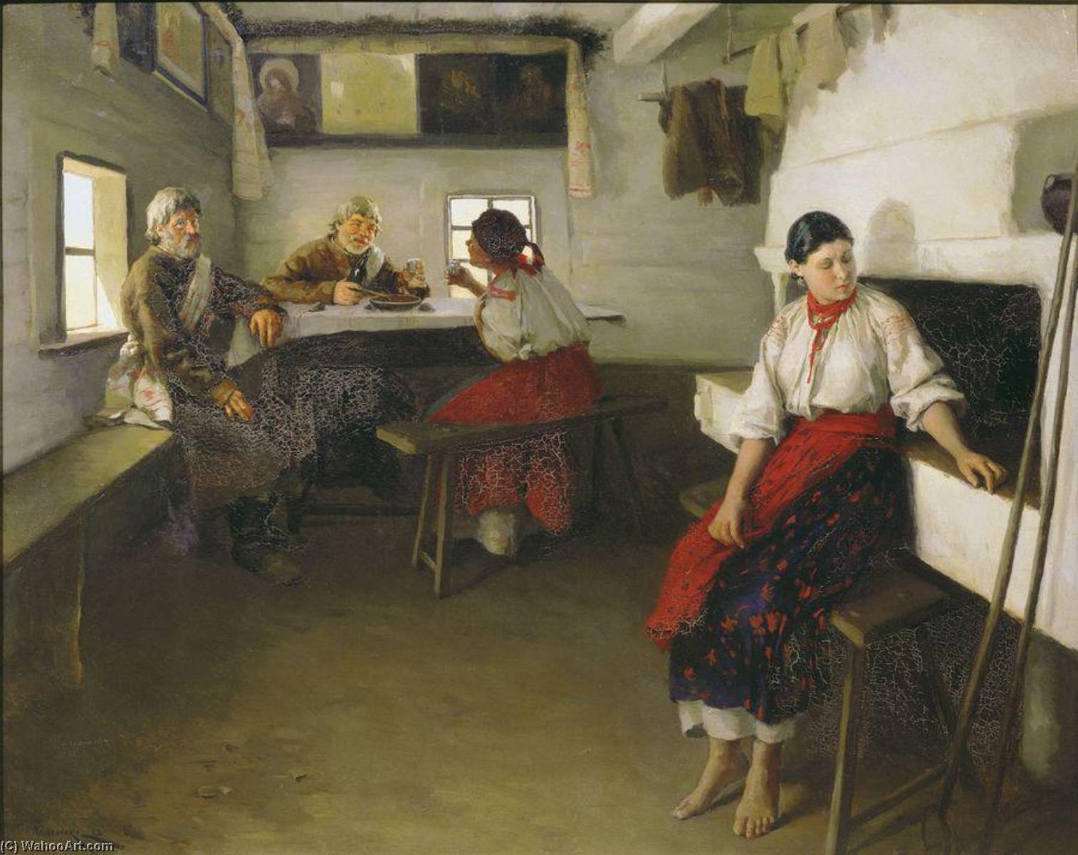 Get Art Reproductions The Matchmakers by Nikolai Pimonenko (1862-1912 ...
