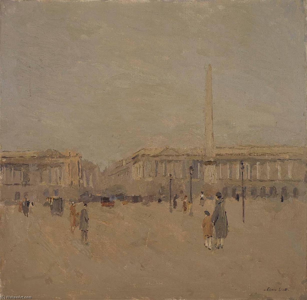 Artwork Replica Place de la Concorde no. II by Frank Edwin Scott (1863 ...