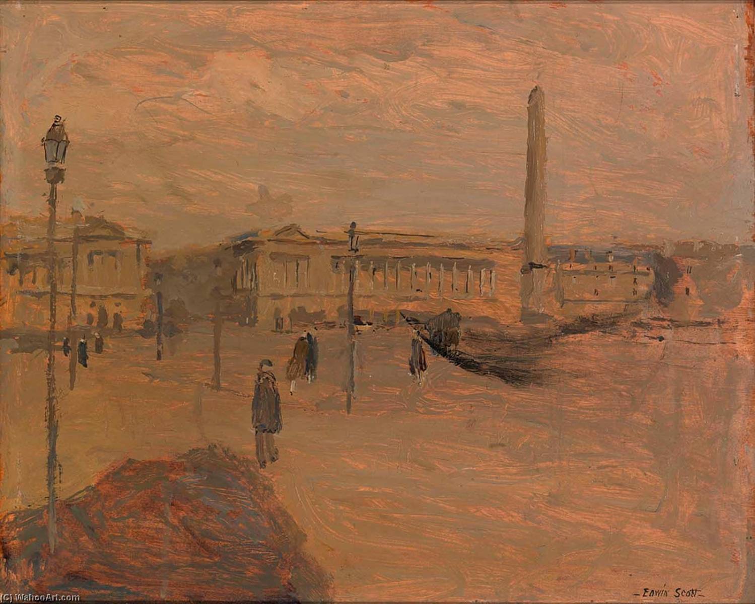 Museum Art Reproductions La Concorde by Frank Edwin Scott (1863-1929 ...