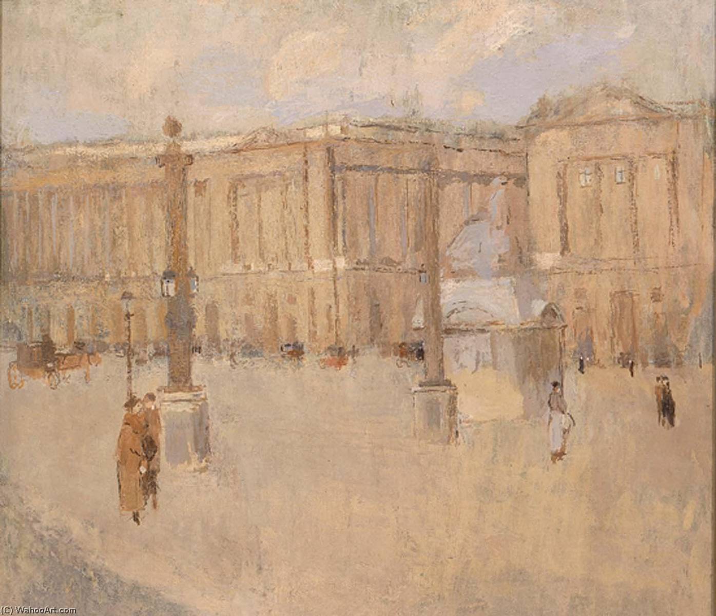 Get Art Reproductions Place de la Concorde no. I by Frank Edwin Scott ...