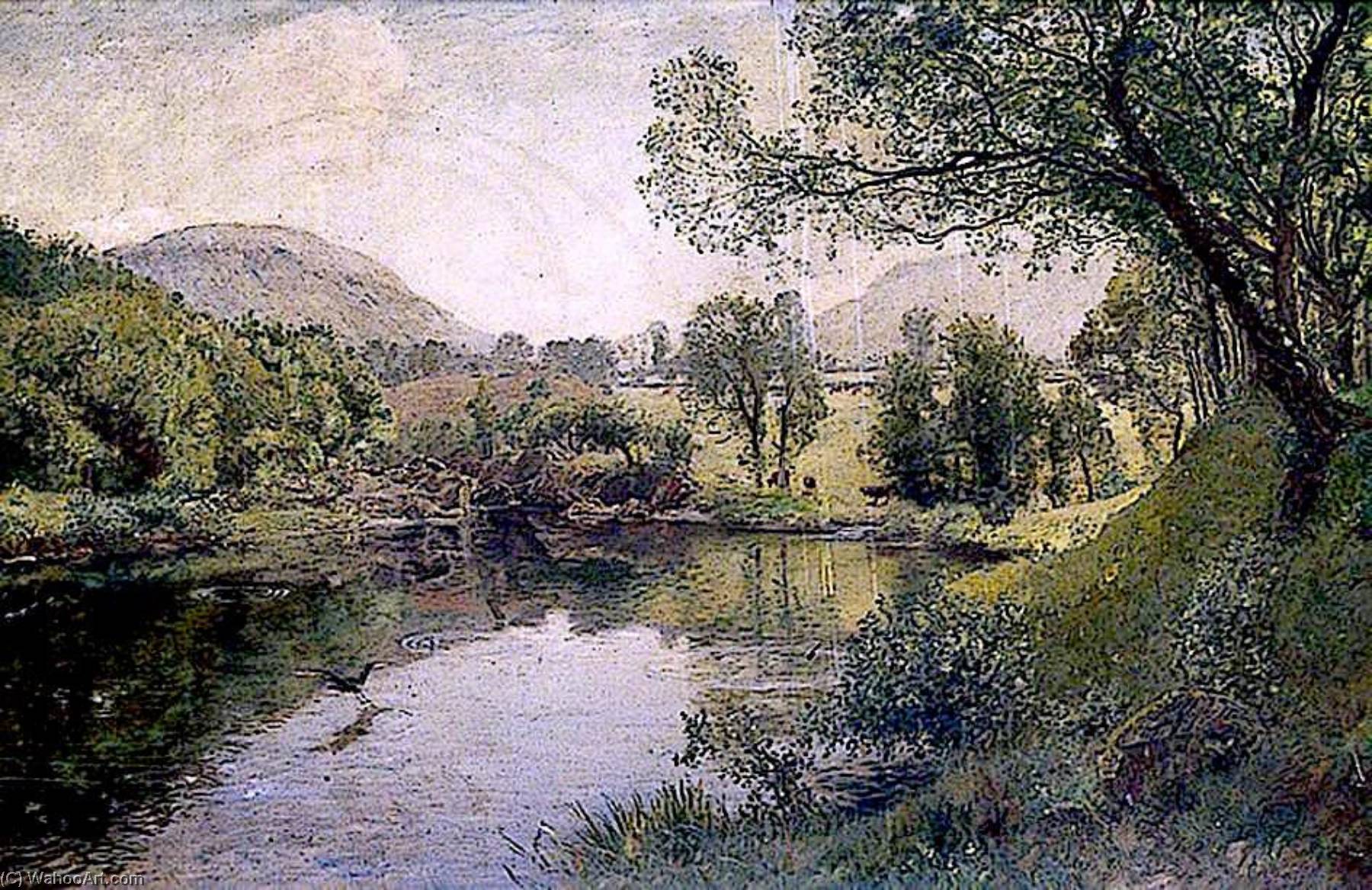 Oil Painting Replica The Fairy Glen by Sir David Scott Murray (1866 ...