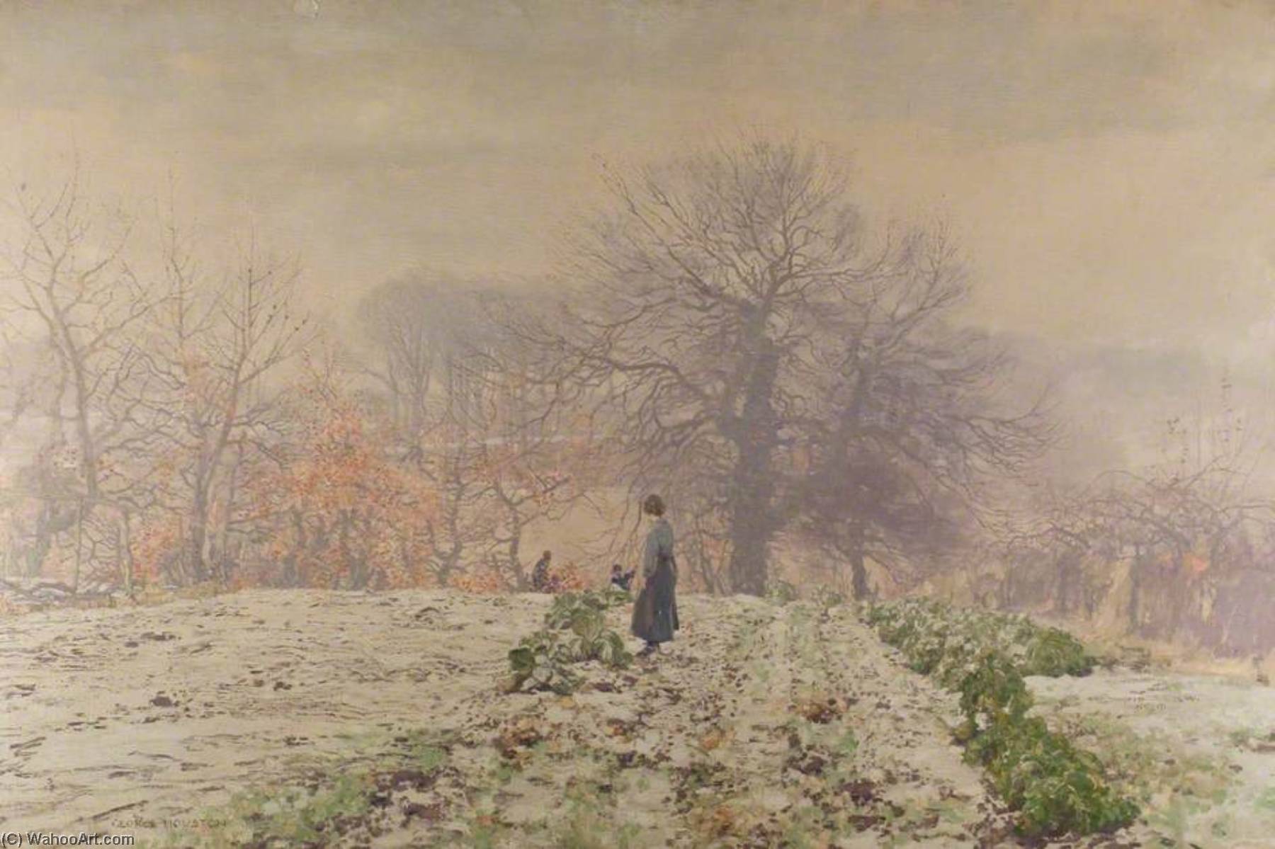 Get Art Reproductions Winter Morning by George Houston (1869-1947 ...
