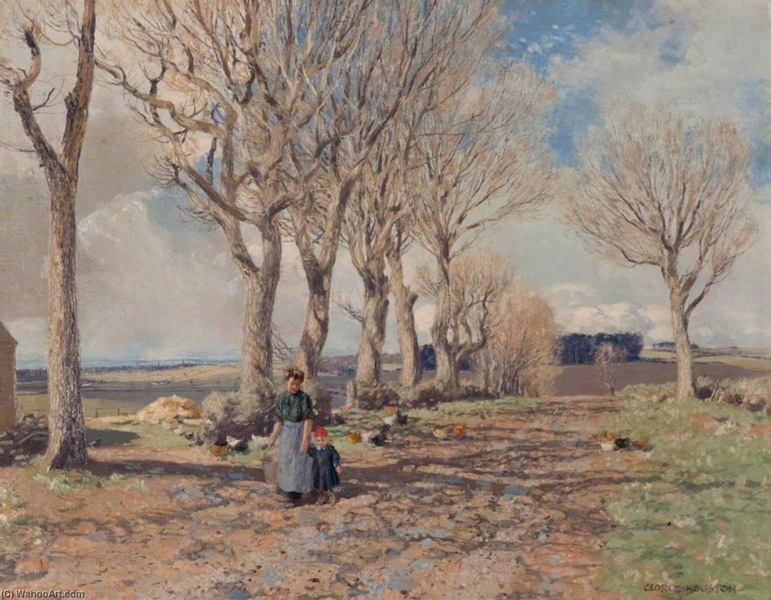 Get Art Reproductions Mount Oliphant near Ayr by George Houston (1869 ...