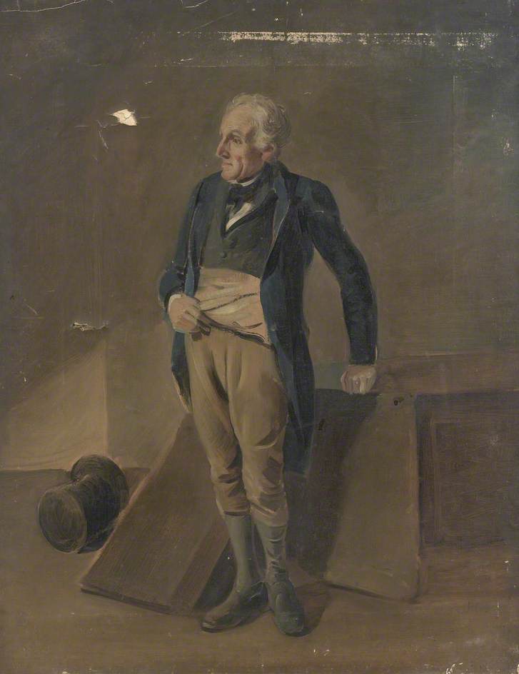 Museum Art Reproductions Interior Portrait of a Man, 1850 by George ...