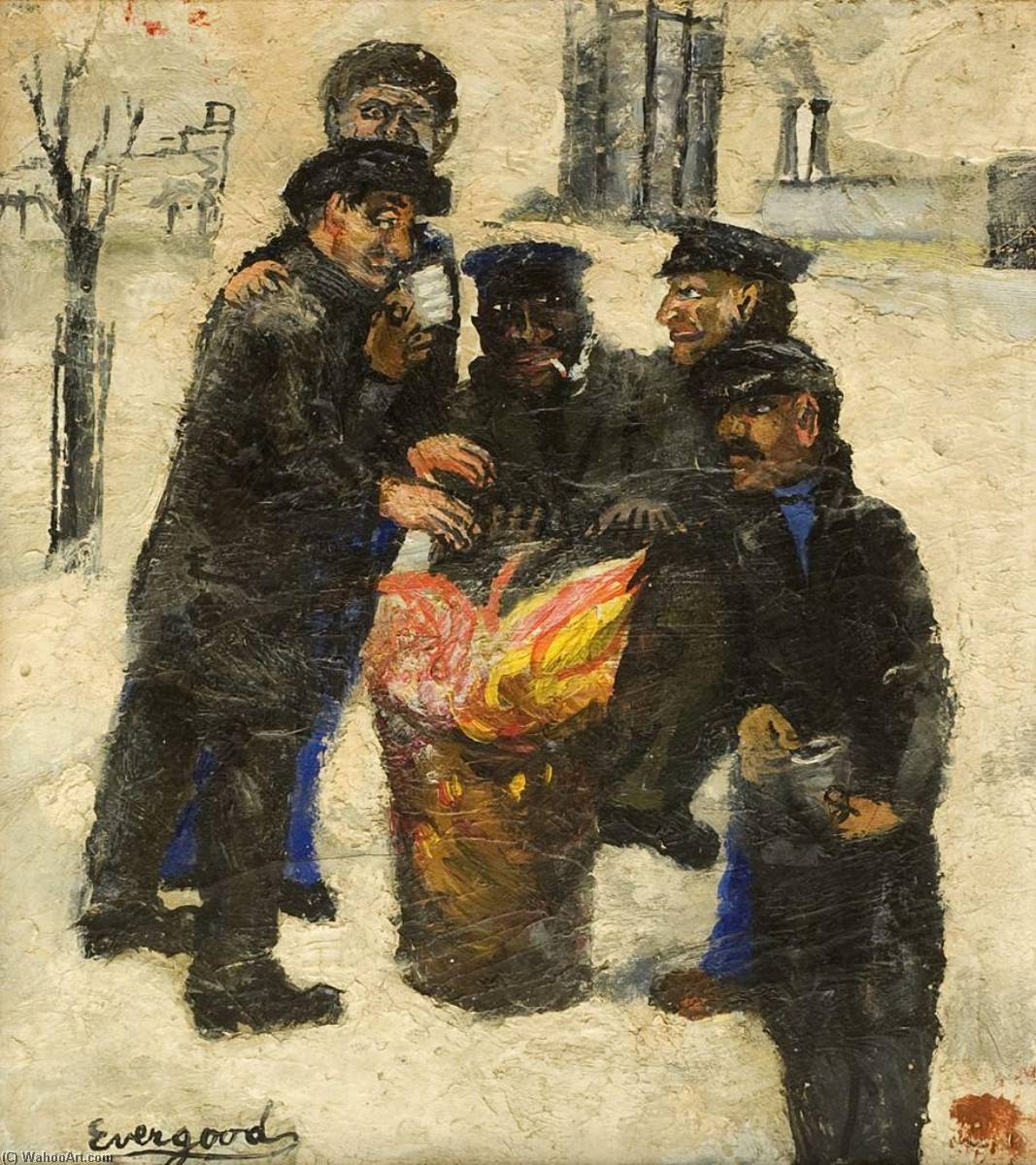 Get Paintings Reproductions Warming Up, 1933 by Philip Evergood ...