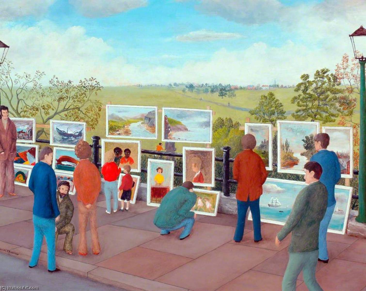 Reproductions De Peintures Sur les chemins de fer (Green Park) de ...