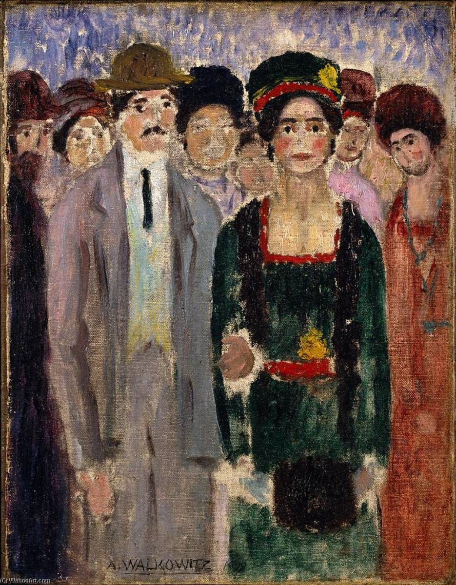 Buy Museum Art Reproductions Geometrical Study by Abraham Walkowitz ...