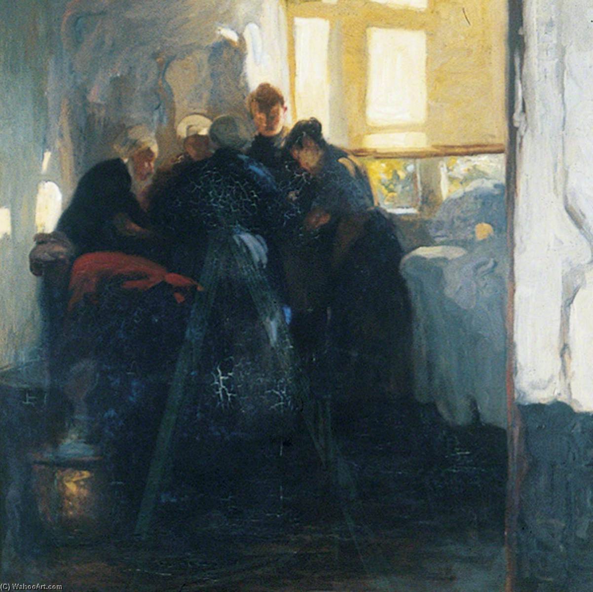 Purchase Oil Painting Replica A Flemish Wash House, 1908 by Mark Senior ...