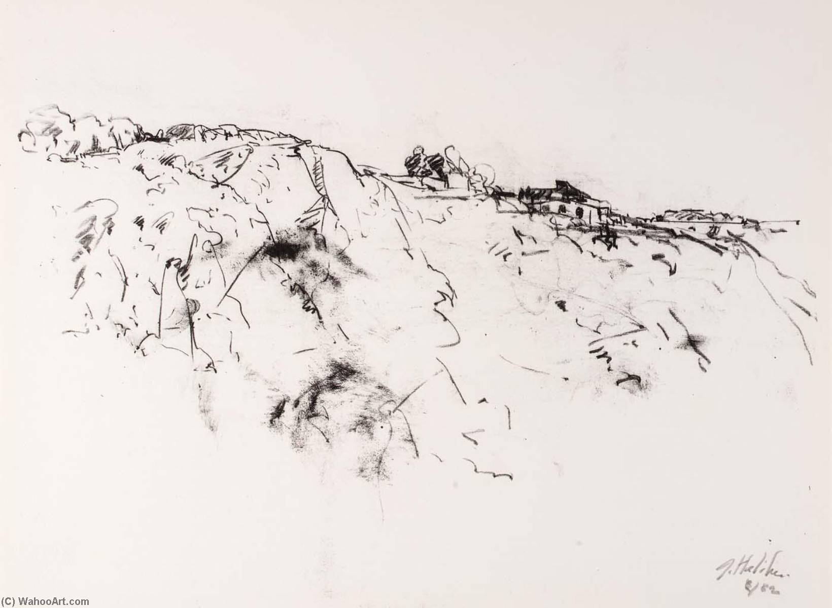 Cliff, 1965 by John Heliker (1909-2000) John Heliker | ArtsDot.com