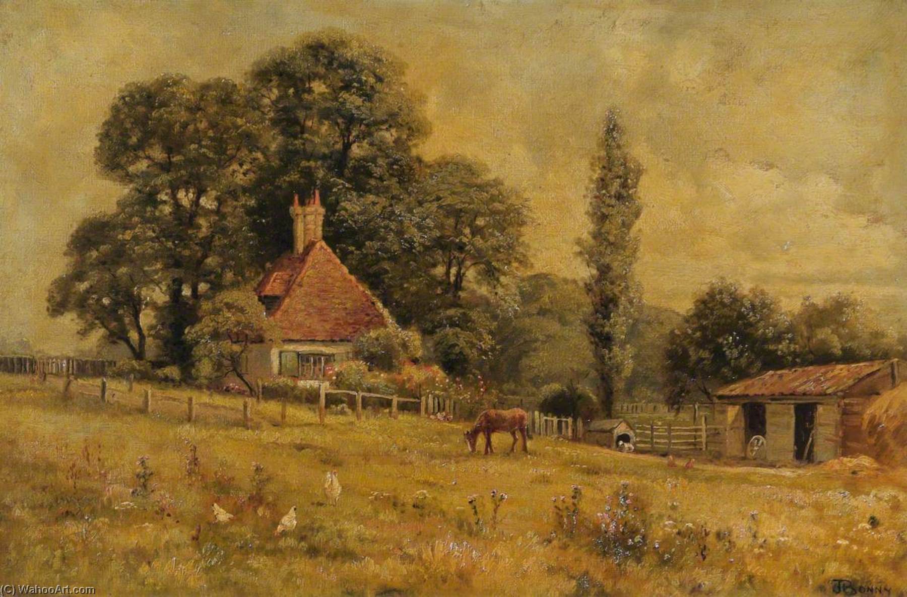 Art Reproductions Montague Cottage by John Bonny (1874-1948) | ArtsDot.com