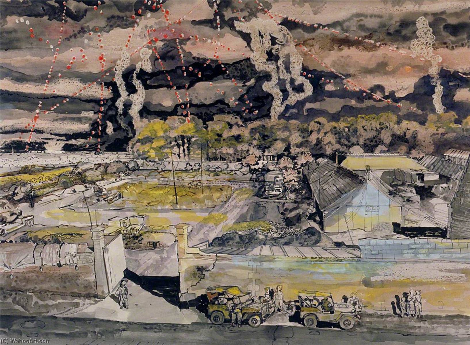 Compre Museu De Reproduções De Arte The Advance, France Burnt Out ...