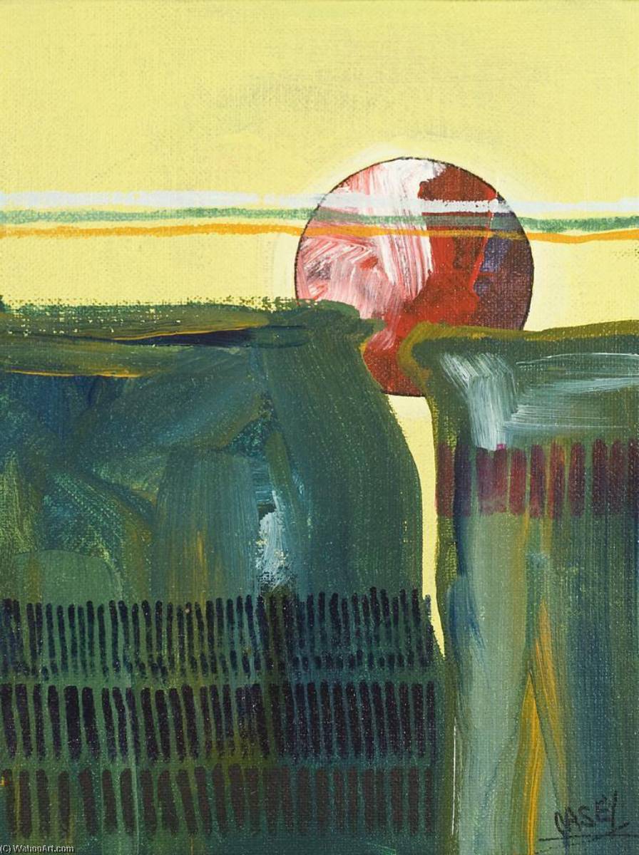 Rhea`s Ray, 1968 by Bernie Casey (1939-2017) Bernie Casey | ArtsDot.com