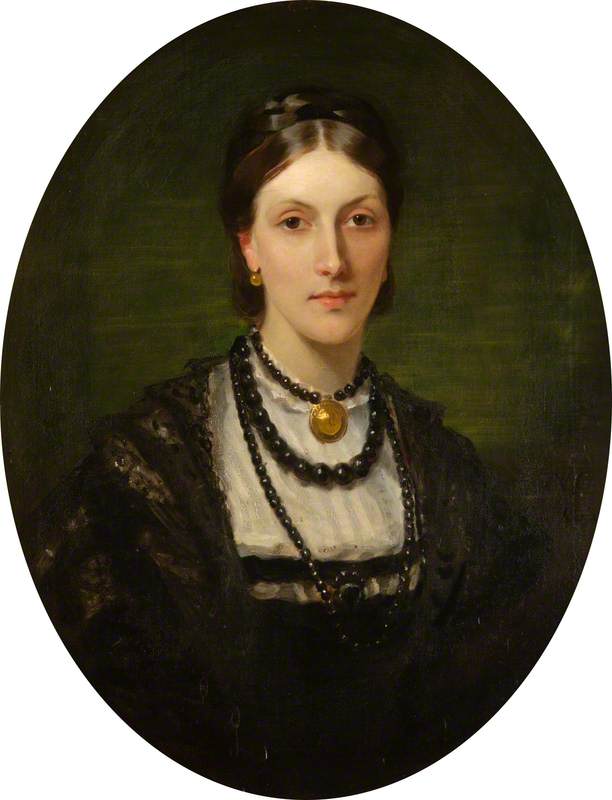 Paintings Reproductions Christina Grace Agnes Hamilton (d.1897), Wife ...