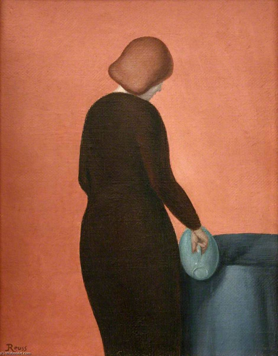 Buy Museum Art Reproductions Woman with Jug, 1943 by Albert Reuss ...