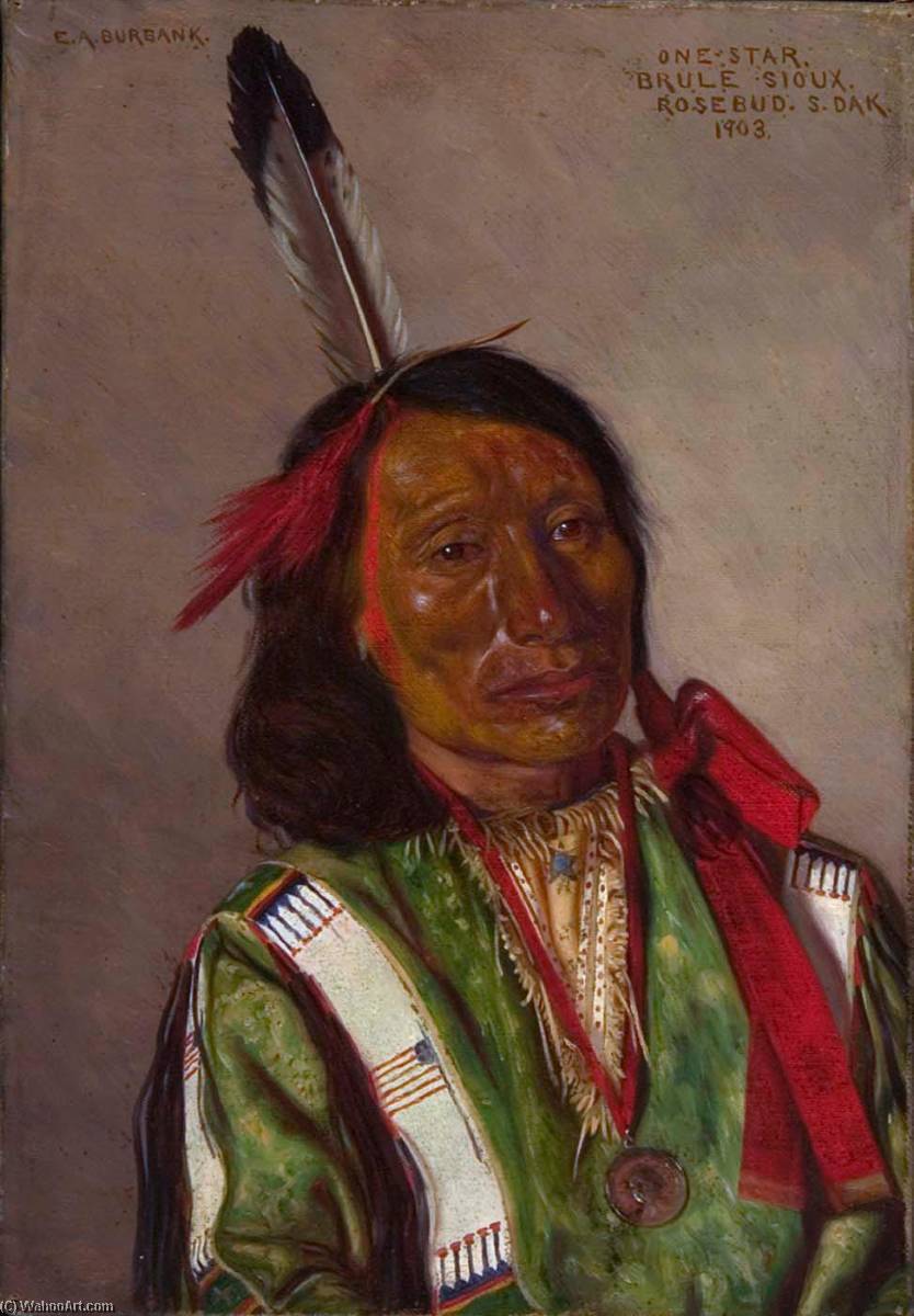 Art Reproductions One star, 1903 by Elbridge Ayer Burbank (1858-1949 ...