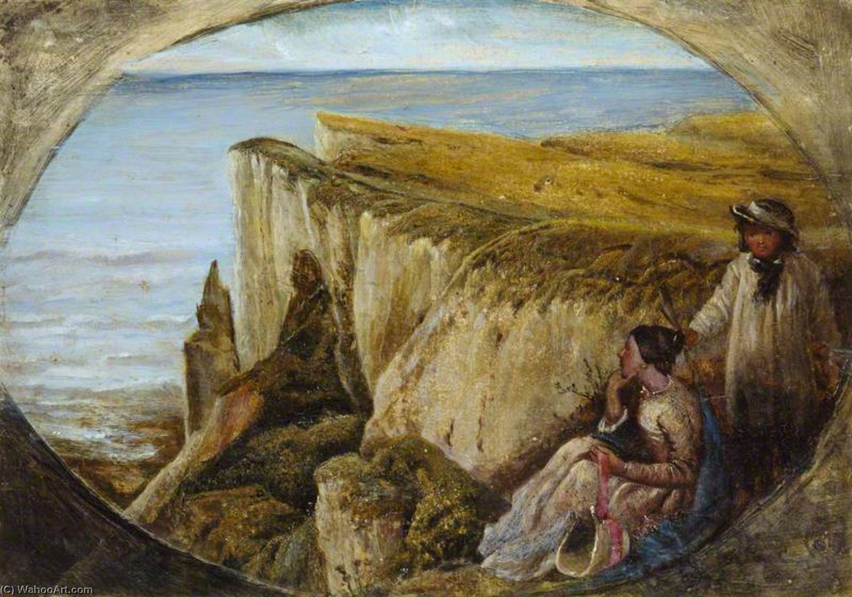Buy Museum Art Reproductions Beachy Head by James Smetham (1821-1889 ...