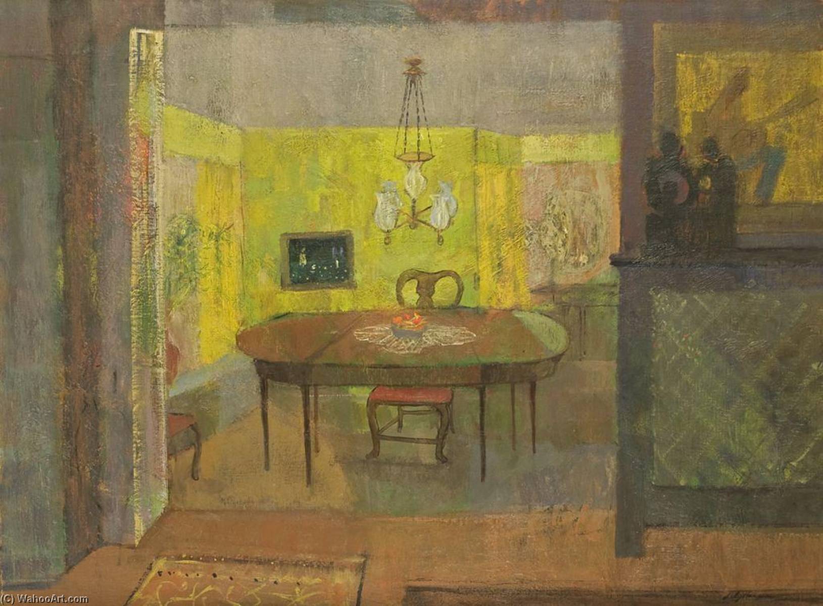 Obter Reproduções De Belas Artes Sala de jantar, 1948 por Lily Harmon ...